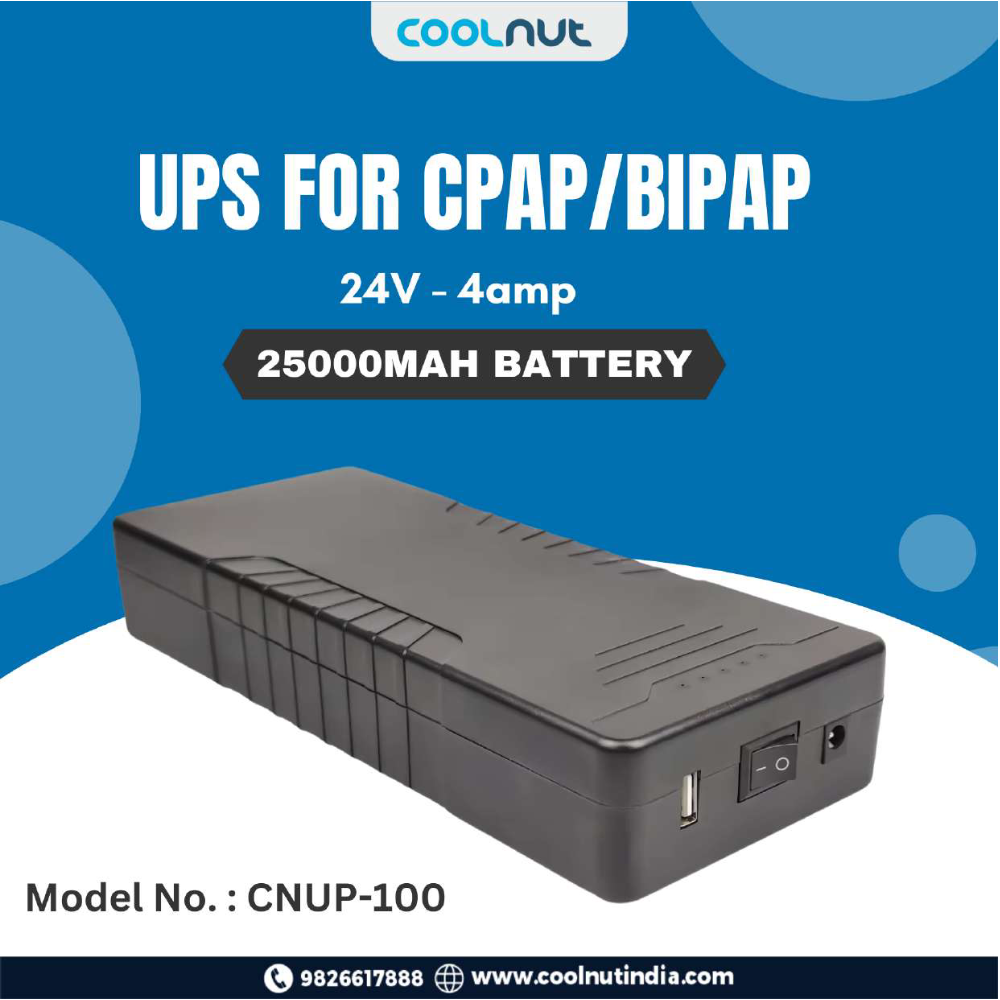 Ups for Cpap Bipap 24v 4amp 25000mah Battery Backup